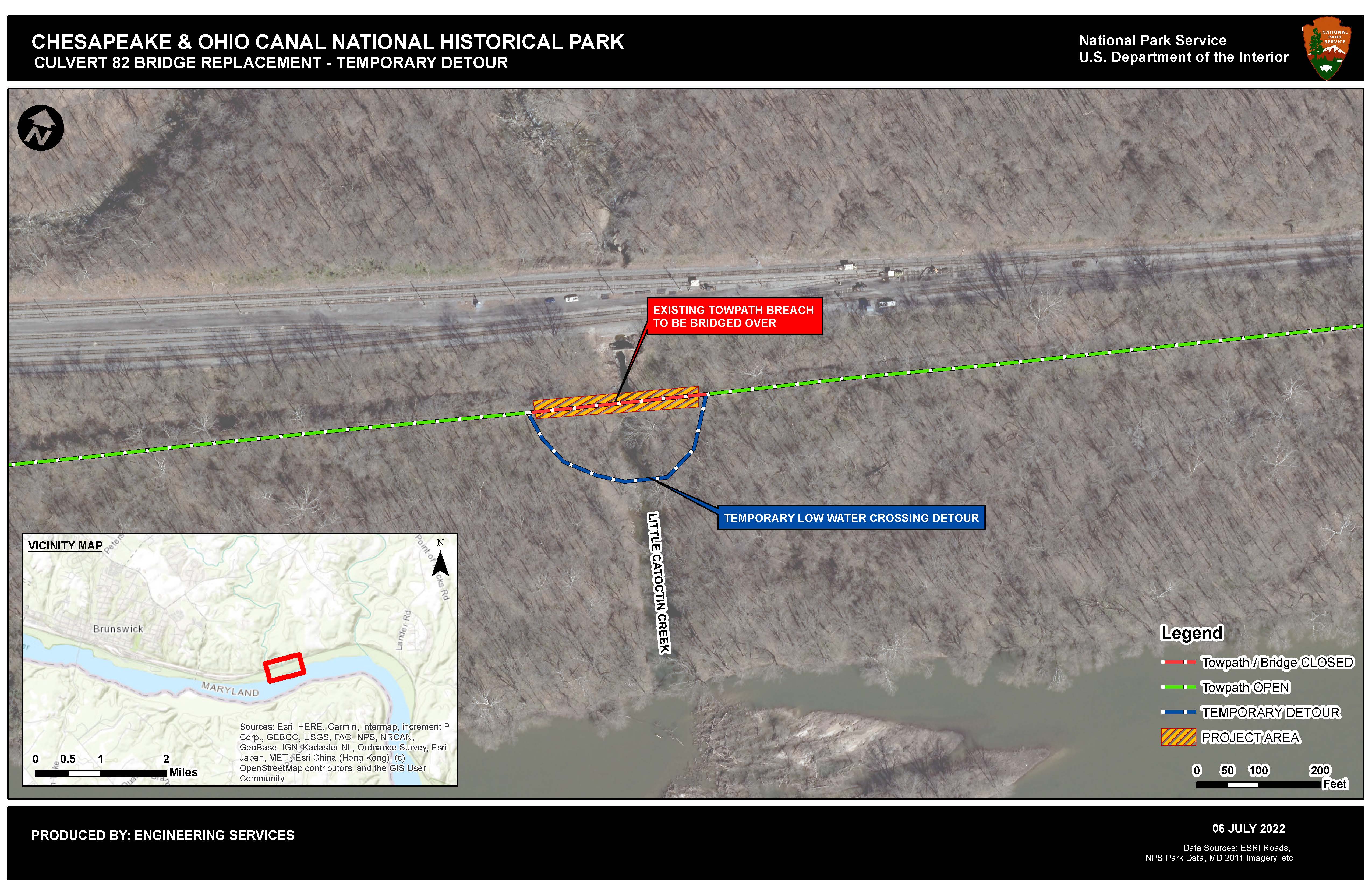 Replacement of Culvert 82 Bridge - Chesapeake & Ohio Canal National ...