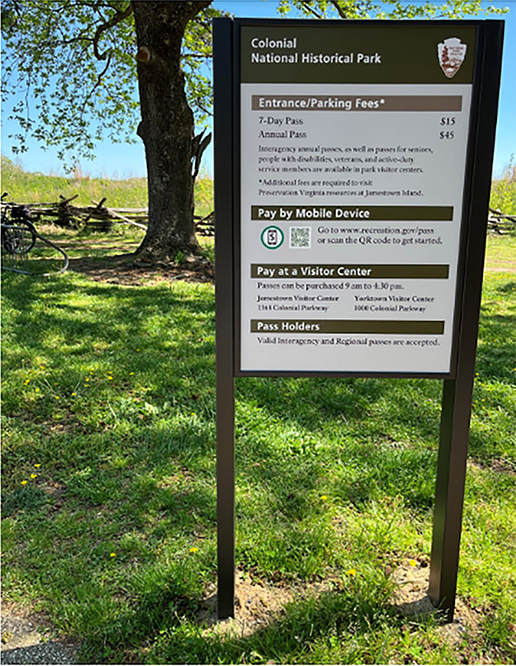 Fees & Passes - Colonial National Historical Park (U.S. National Park ...