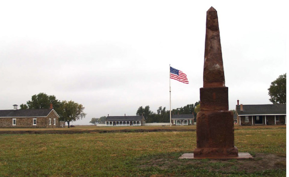 The Fort Larned Post Cemetery (U.S. National Park Service)