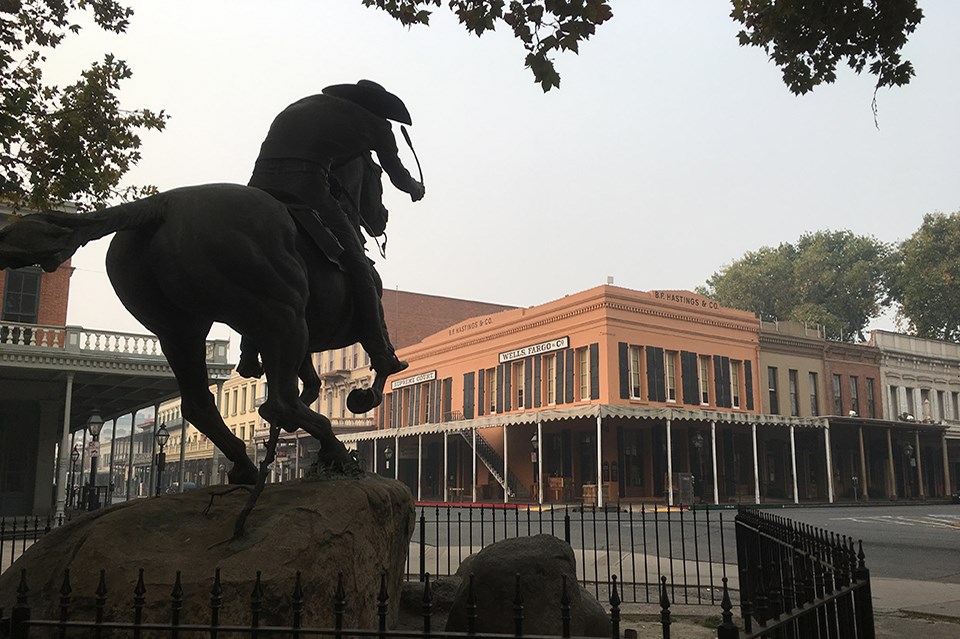The First Ride on the Pony Express (U.S. National Park Service)