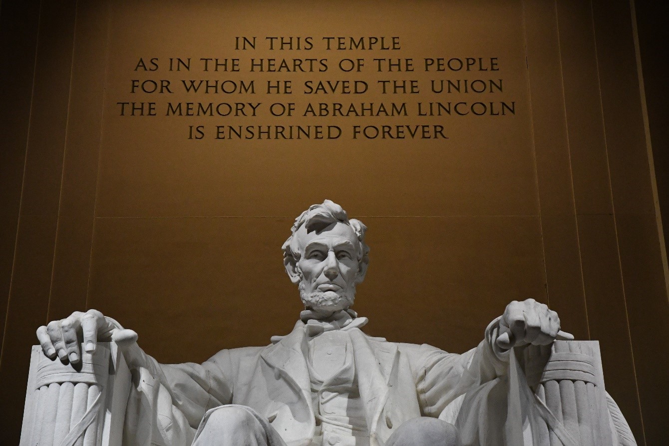 Abraham Lincoln Memorial Hands Sign Language