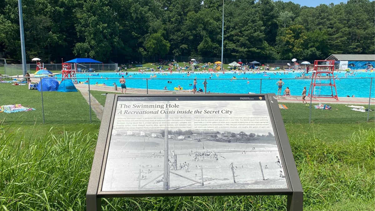 Oak Ridge: Enjoy the Community Swimming Pool (U.S. National Park Service)