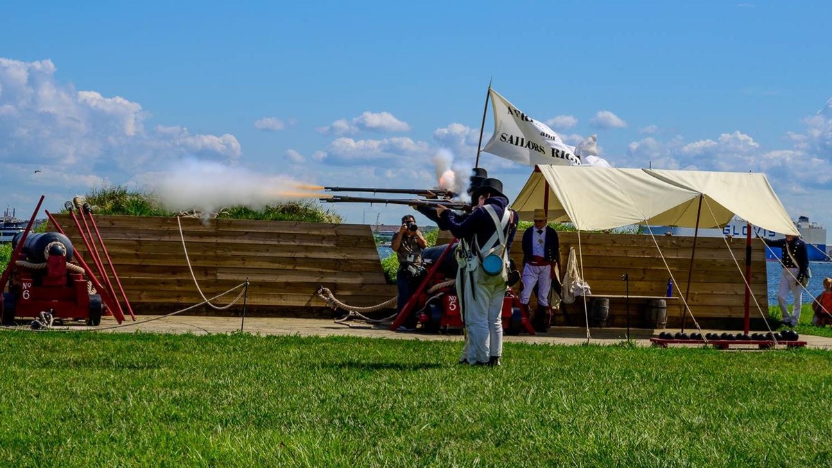 Weapons Demonstration (U.S. National Park Service)