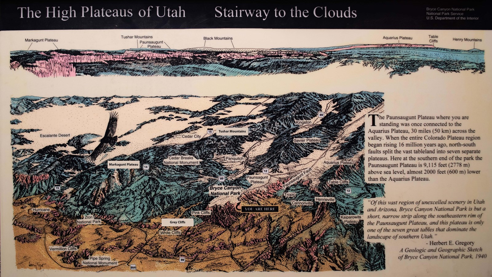 High Plateaus of Utah wayside (U.S. National Park Service)