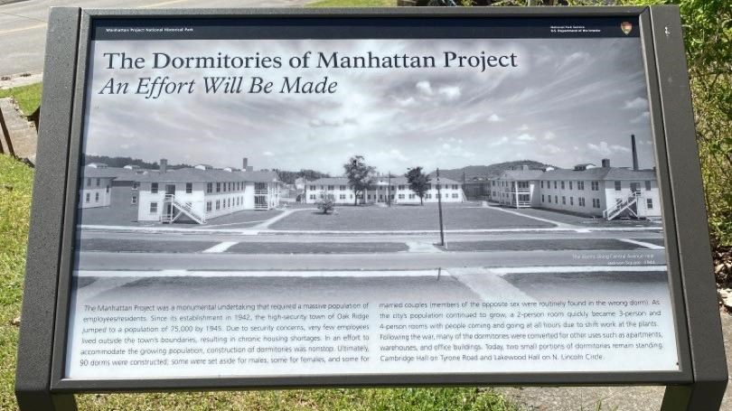 Oak Ridge Wayside: The Dormitories of Manhattan Project (U.S. National ...