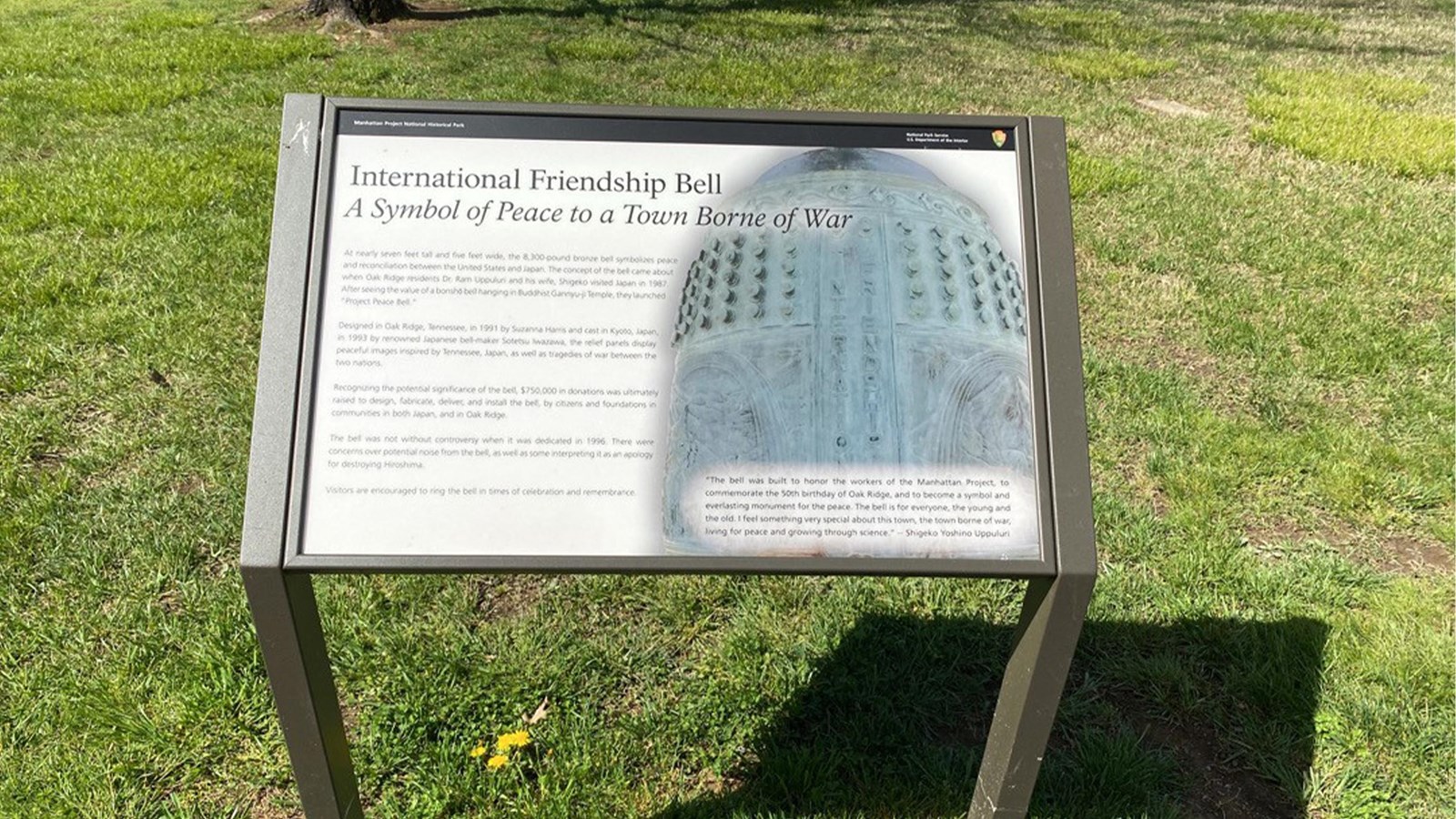 Oak Ridge Wayside: International Friendship Bell (U.S. National Park ...