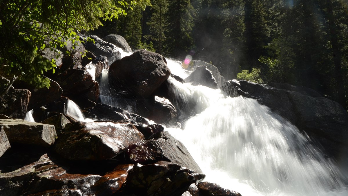 Hike to Cascade Falls (U.S. National Park Service)