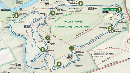 Valley Forge Park Map And Brief Tour – JMNG