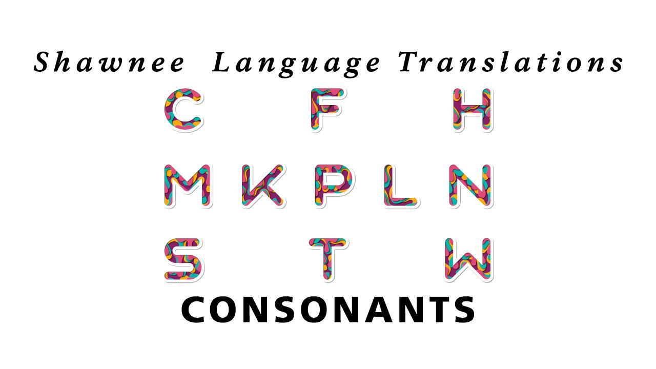 Shawnee Indian Language Symbols
