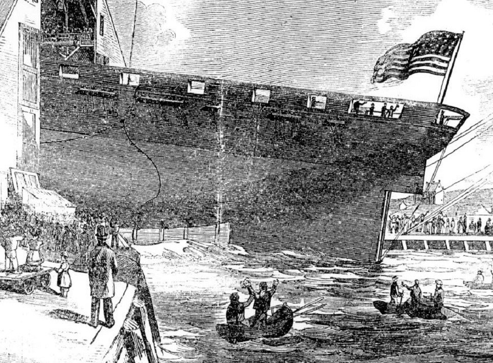 Ship Ceremonies in the Charlestown Navy Yard (U.S. National Park Service)