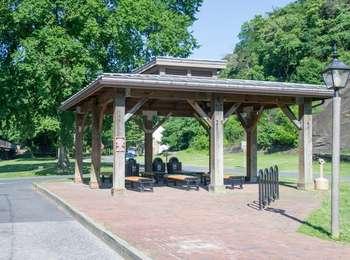 Lower Town Bus Stop (U.S. National Park Service)
