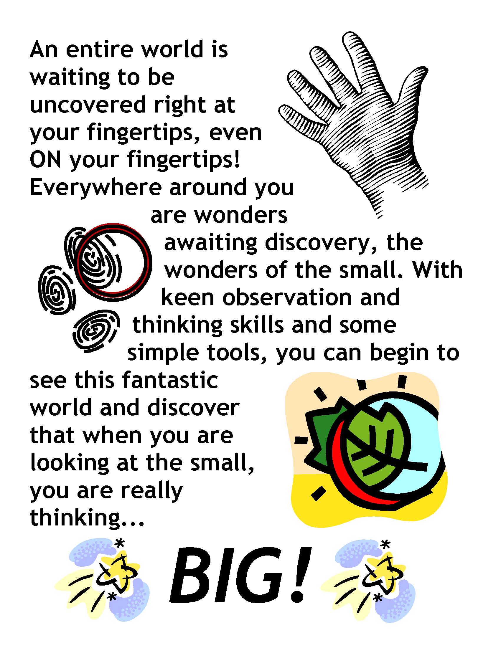Looking Small, Thinking BIG! - Teachers (U.S. National Park Service)