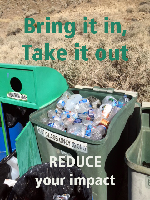 Remove your Trash - Death Valley National Park (U.S. National Park Service)