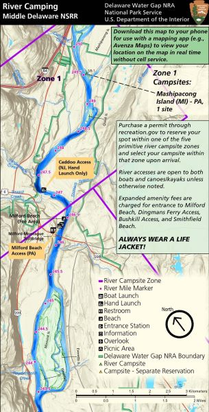 River Camping - Delaware Water Gap National Recreation Area (U.S ...