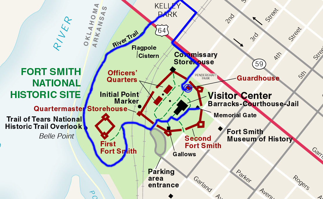 Grounds Stop X - Fort Smith National Historic Site (U.S. National Park ...