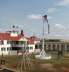 A Grand Old Flagpole - Fort Union Trading Post National Historic Site ...