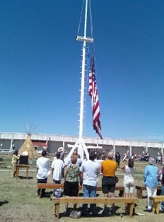 A Grand Old Flagpole - Fort Union Trading Post National Historic Site ...