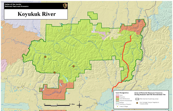 North Fork of the Koyukuk River - Gates Of The Arctic National Park ...