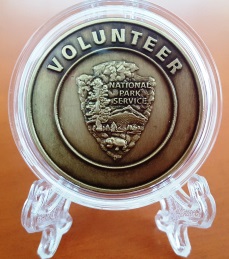 Centennial Volunteer Challenge Coins (U.S. National Park Service)