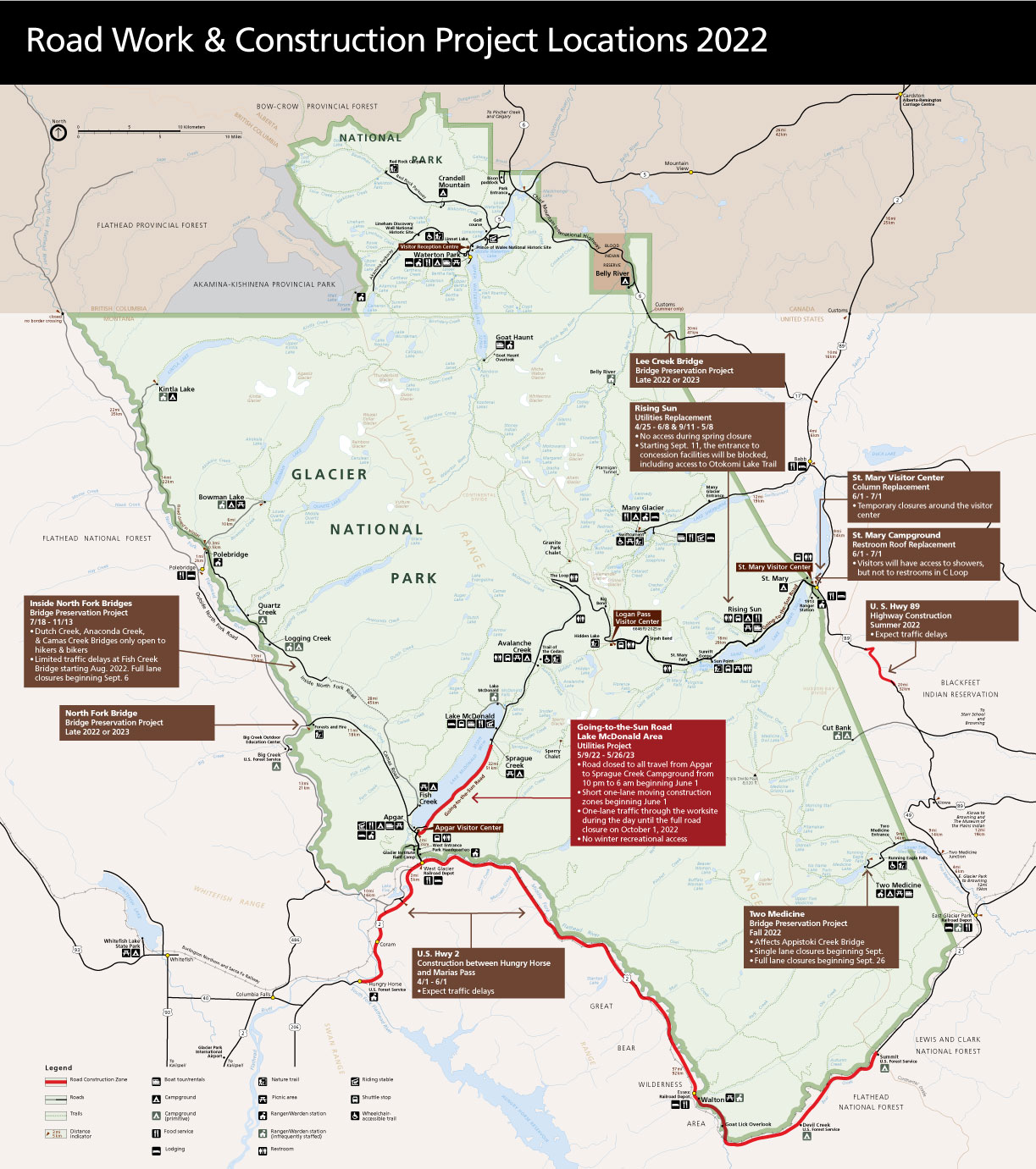 Road Construction and Infrastructure Project Work - Glacier National ...