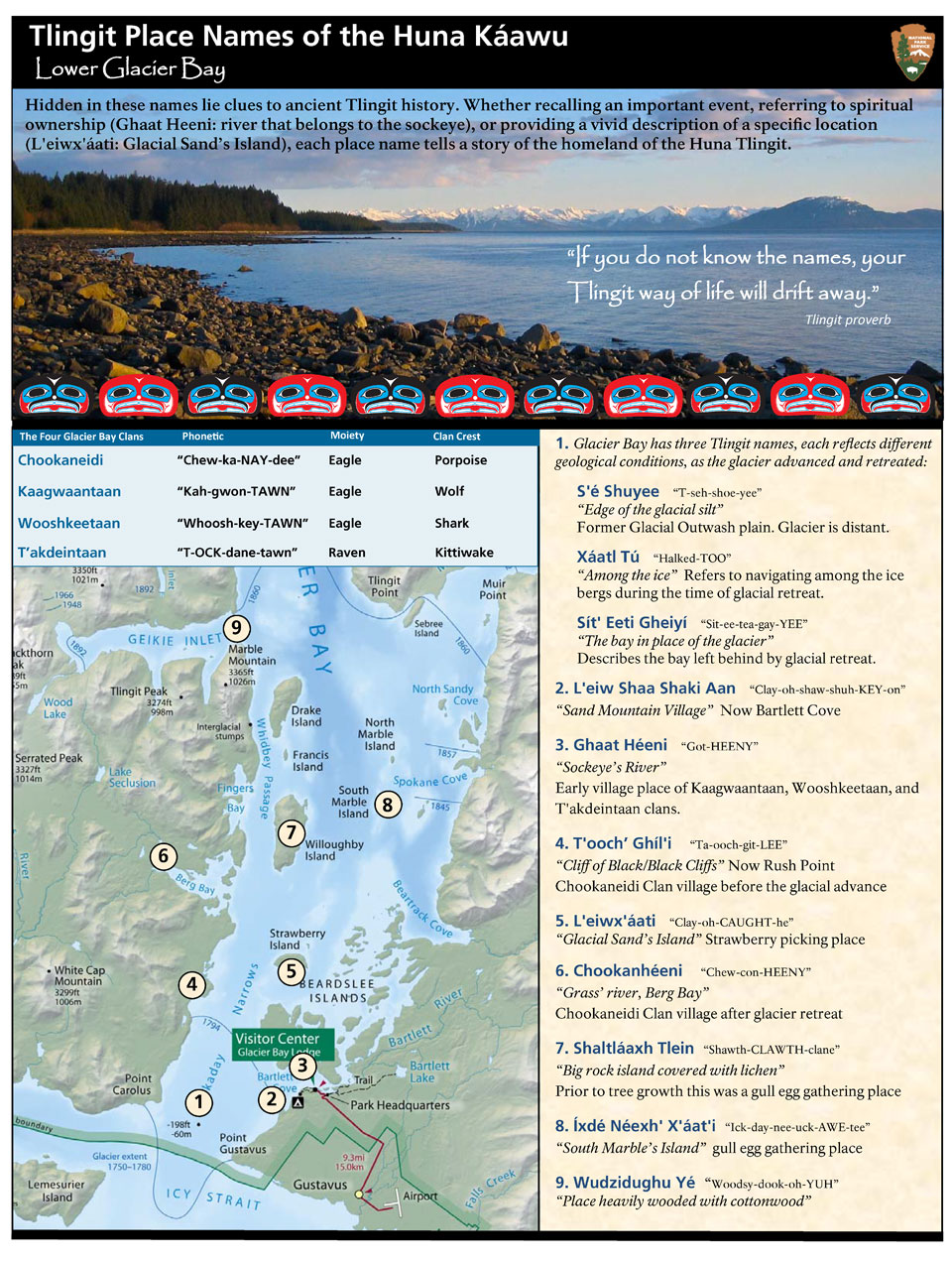 Tlingit Place Names of the Huna Kaawu - Glacier Bay National Park ...