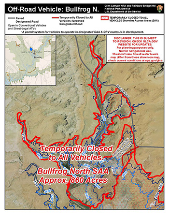 ORV Maps - Glen Canyon National Recreation Area (U.S. National Park ...