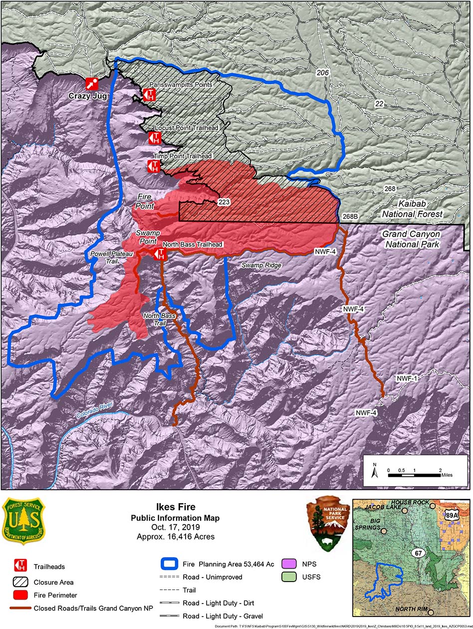 Arizona Volcano Map