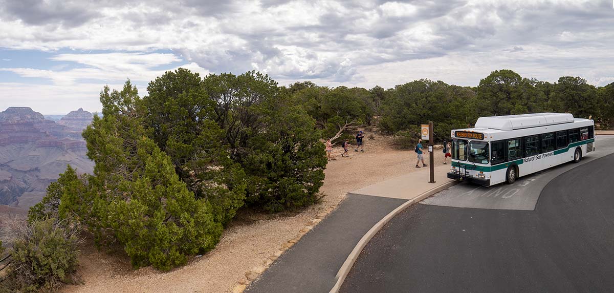 Kaibab Rim (Orange) Route Shuttle Bus - Grand Canyon National Park (U.S ...