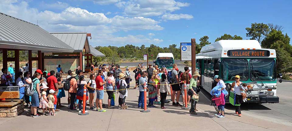 Village (Blue) Route Shuttle Bus - Grand Canyon National Park (U.S ...