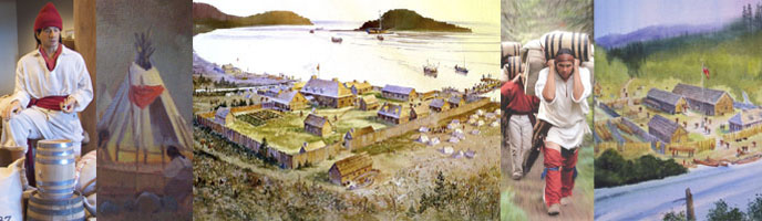 Ojibwe Village - Anishinaabe Oodena - Grand Portage National Monument ...