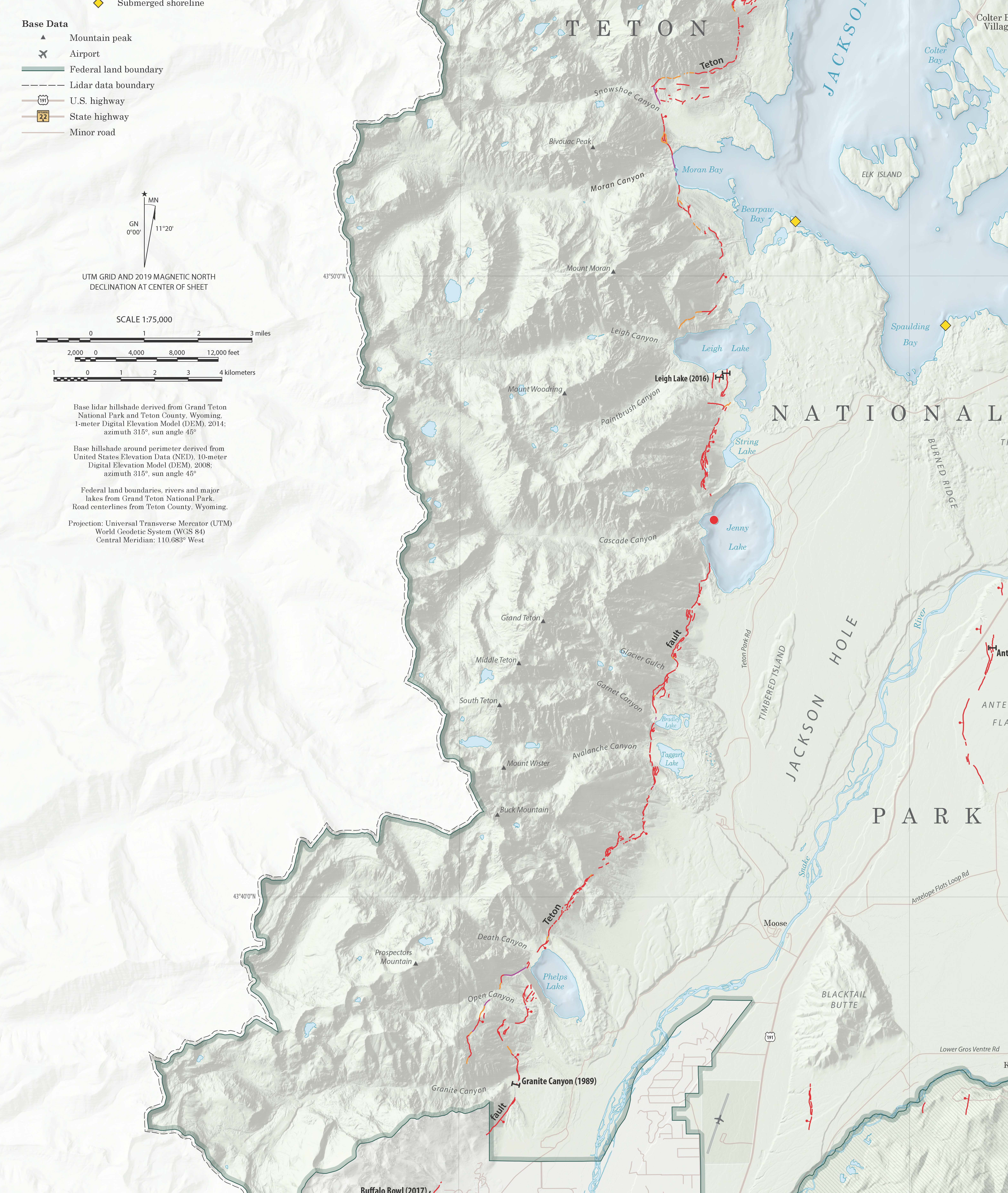 Teton Fault - Grand Teton National Park (U.S. National Park Service)