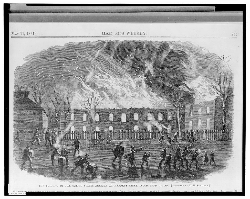 Burning of the US Armory - Harpers Ferry National Historical Park (U.S ...