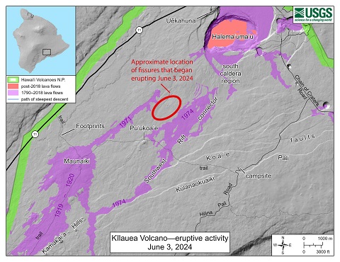 2024 Southwest Rift Zone Eruption - Hawaiʻi Volcanoes National Park (U ...