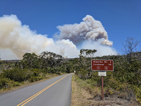 Keauhou Ranch Fire grows to 1,495 acres - Hawai'i Volcanoes National ...