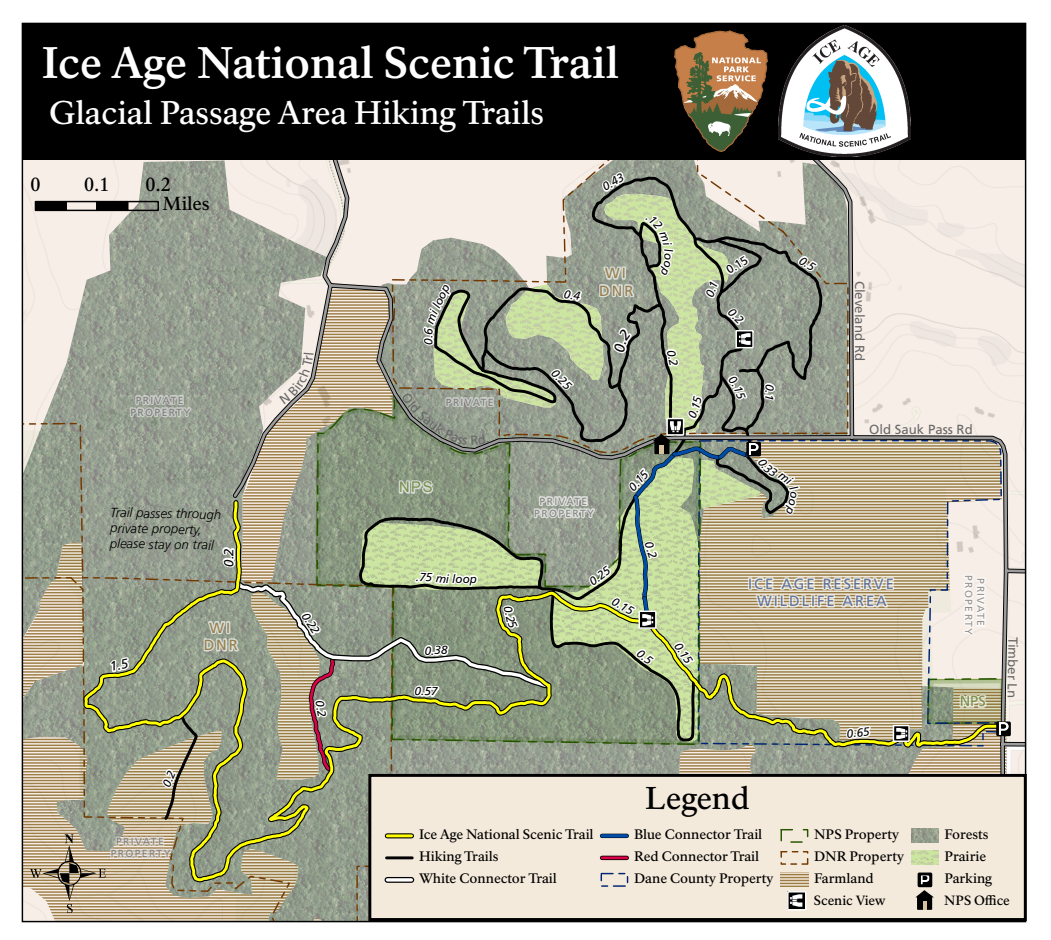 Maps - Ice Age National Scenic Trail (U.S. National Park Service)