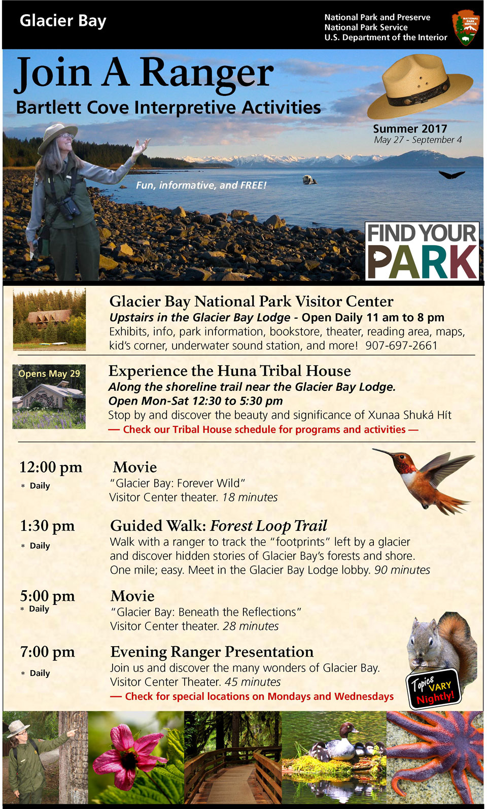 Join a Park Ranger - Glacier Bay National Park & Preserve (U.S ...