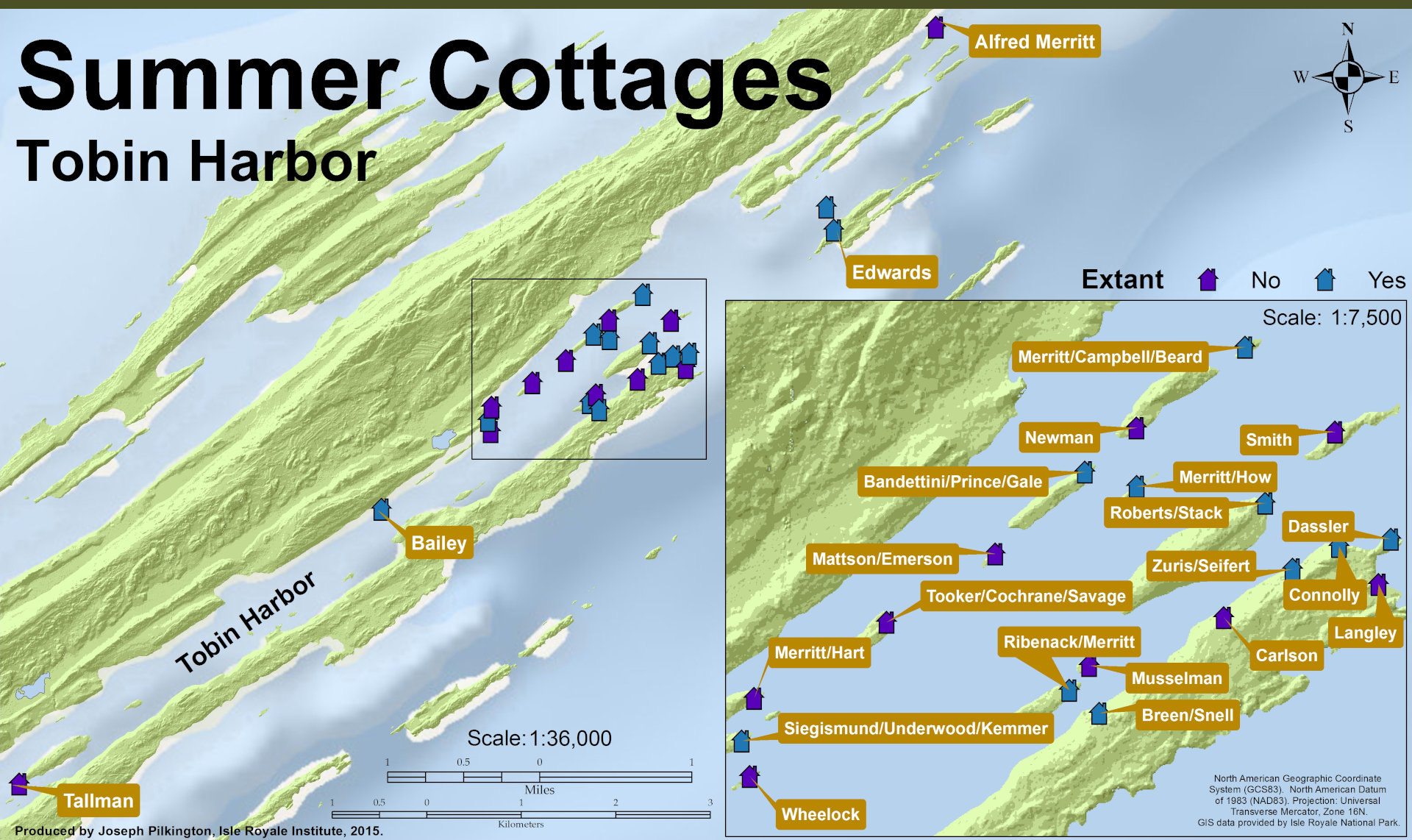 Cottages - Isle Royale National Park (U.S. National Park Service)
