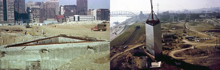 Gateway Arch Construction