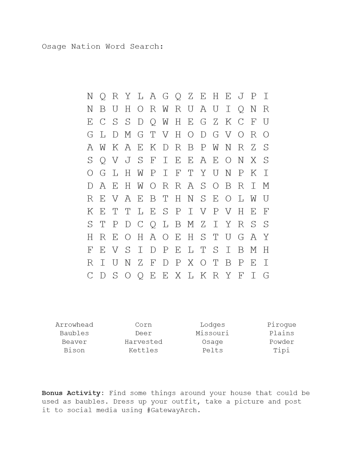 Activities - Gateway Arch National Park (U.S. National Park Service)