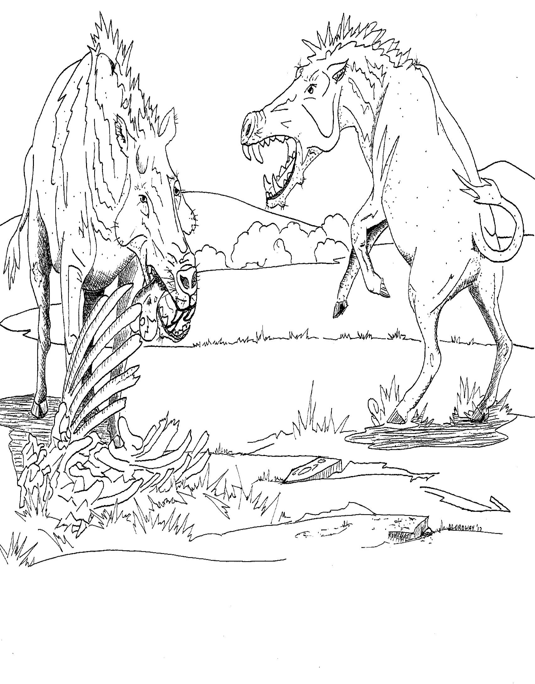 Archaeotherium caninus - John Day Fossil Beds National Monument (U.S ...