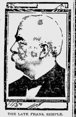 Francis "Frank" Semple (1841-1908) - Johnstown Flood National Memorial ...