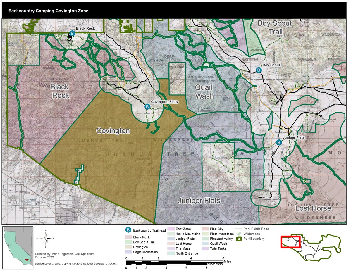 Covington Zone - Joshua Tree National Park (U.S. National Park Service)