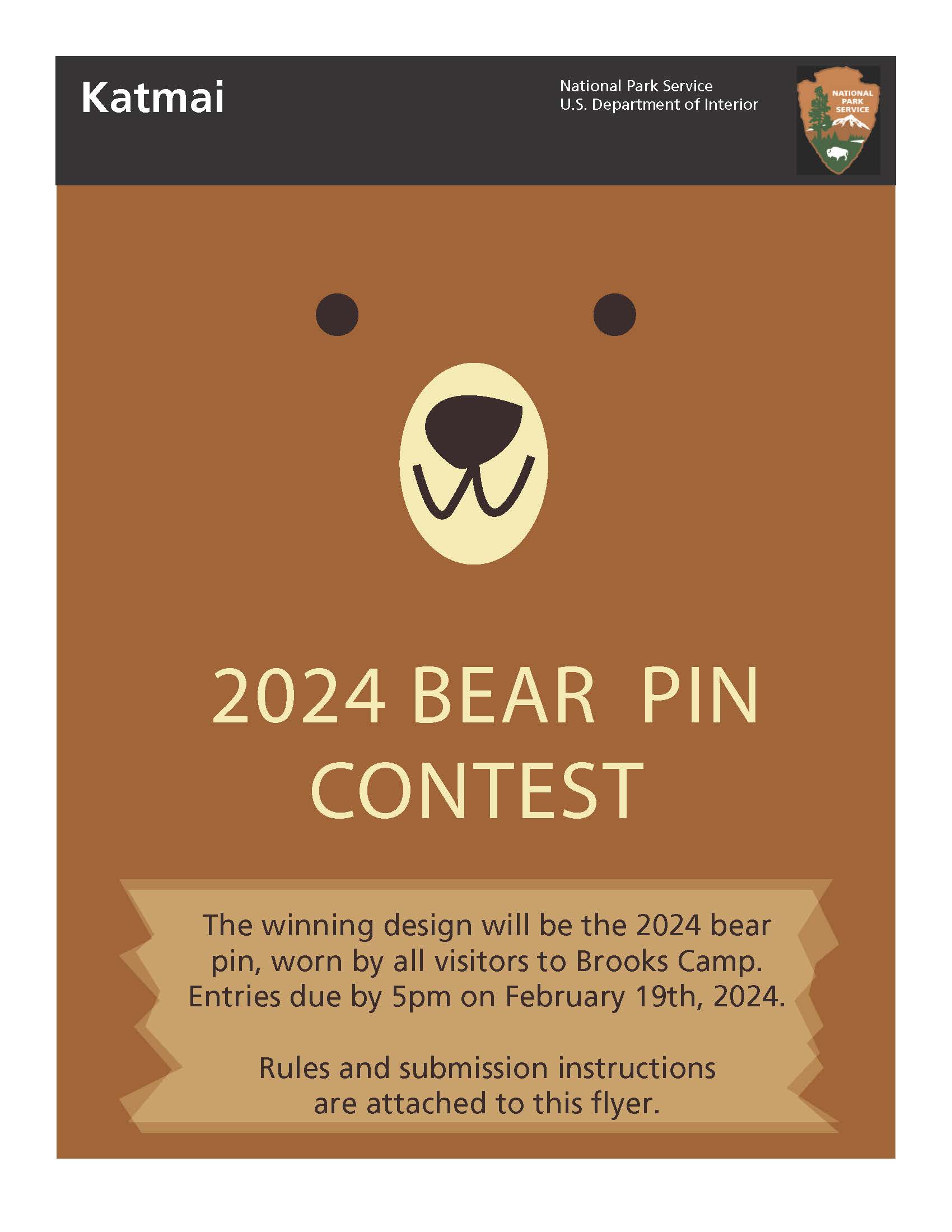 Katmai 2024 Bear Pin Contest Rules - Katmai National Park & Preserve (U ...