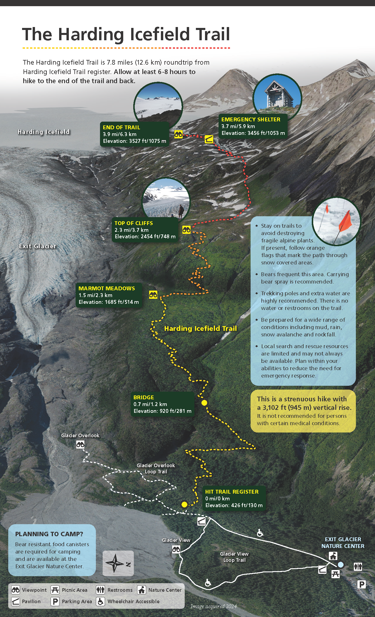 Harding Icefield Trail - Kenai Fjords National Park (U.S. National Park ...