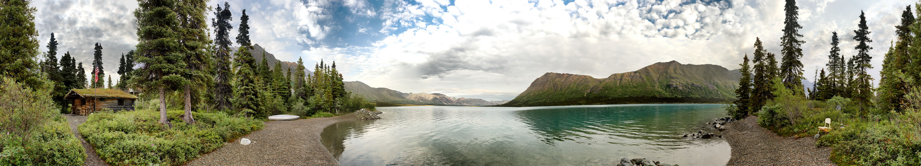 Panoramas of Dick Proenneke's Cabin - Lake Clark National Park ...