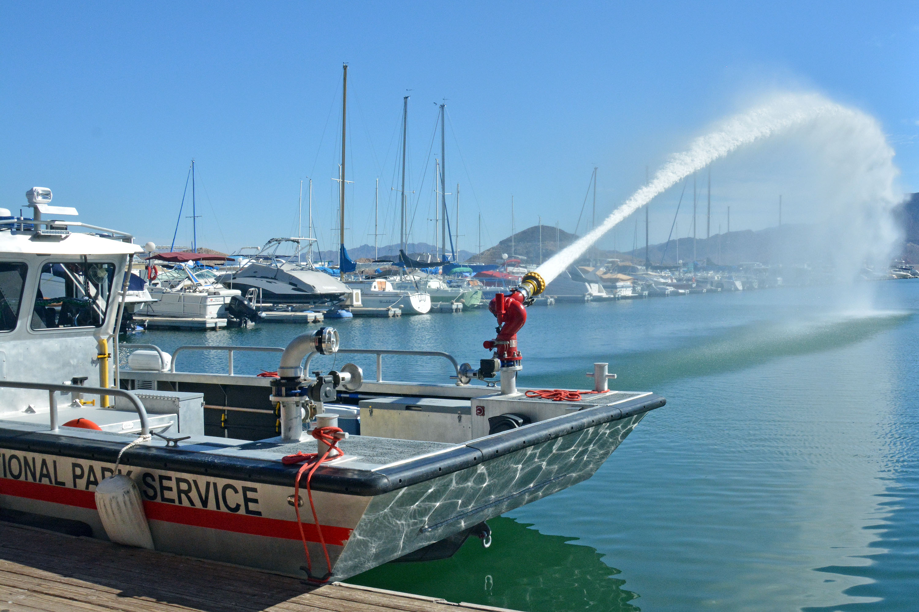 LAKE MEAD FIRE BOAT DEDICATED TO FORMER RANGER T.K. BROWN - Lake Mead ...