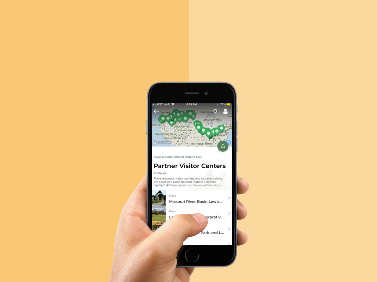 Connecting through the NPS Mobile App and National Park Service Website ...