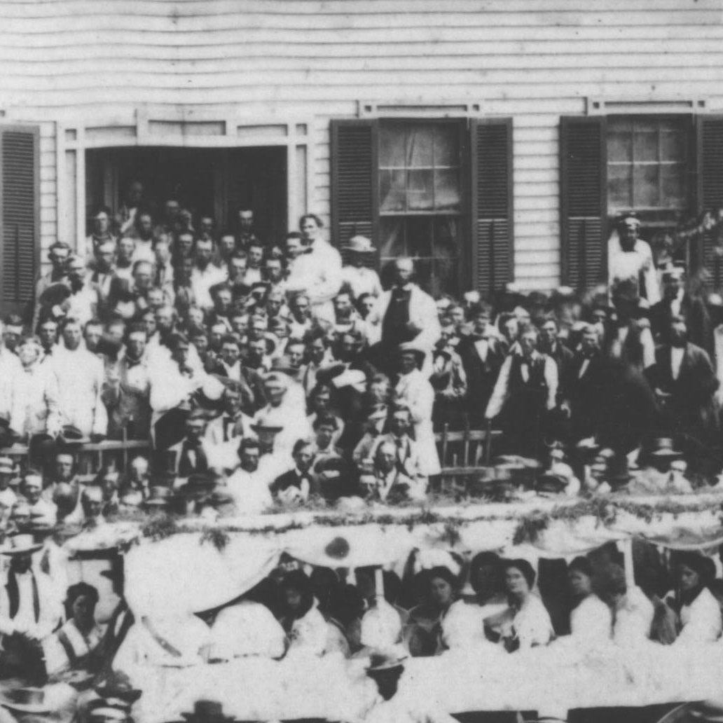 The 1860 Rally Photograph - Lincoln Home National Historic Site (U.S ...