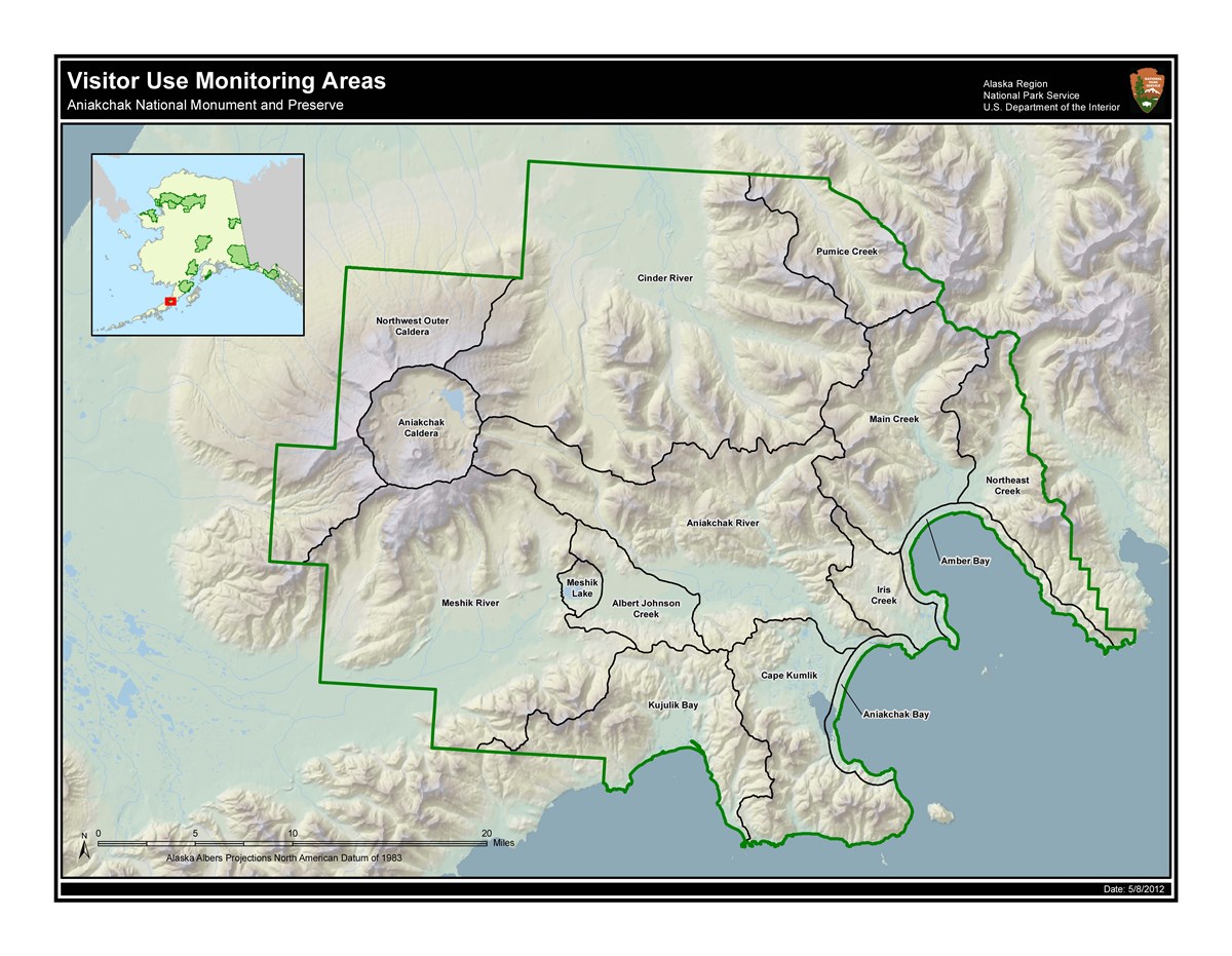 ANIA Visitor Use Area Map - Alaska (U.S. National Park Service)