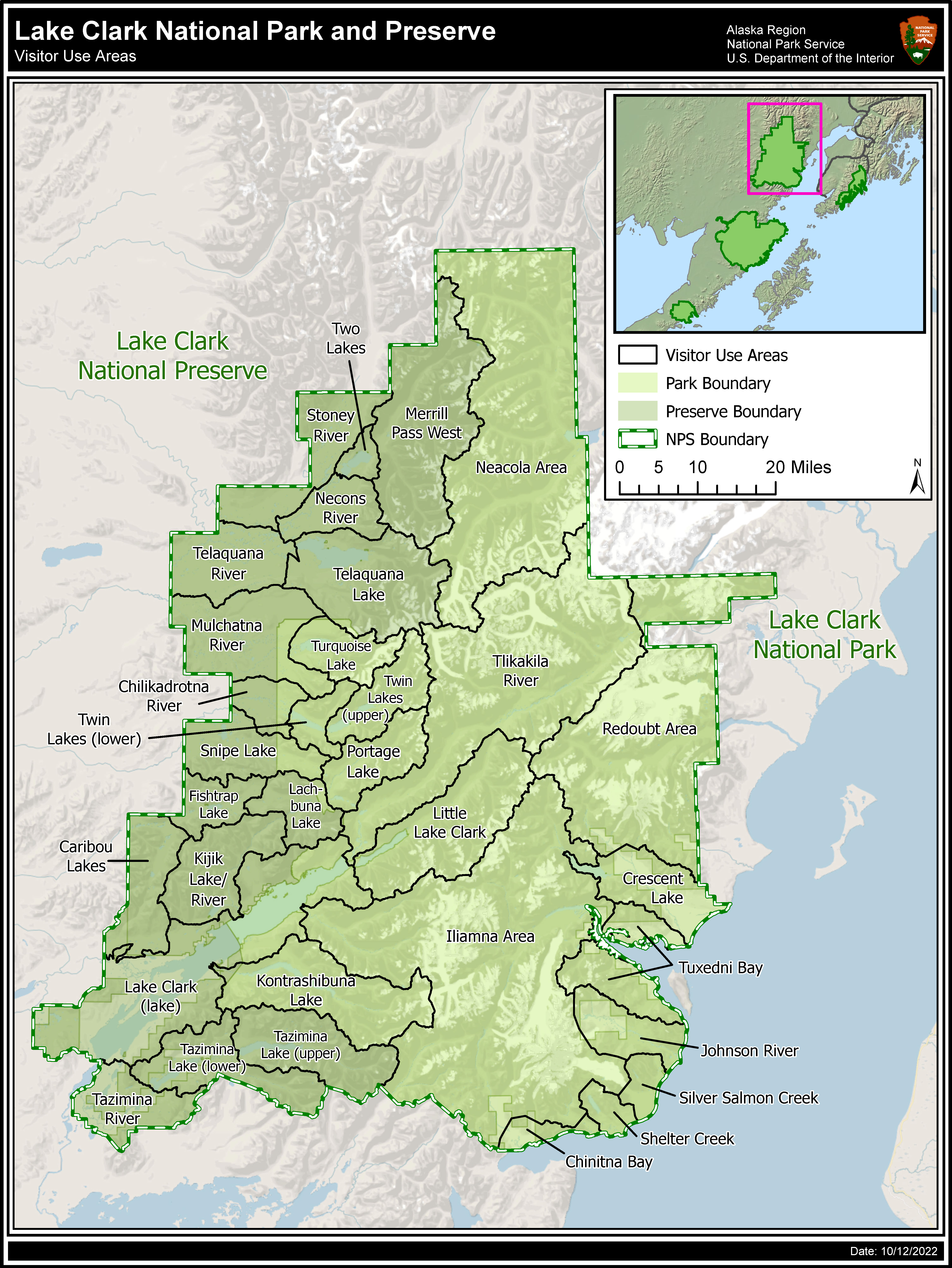 Map Of Alaska Interior